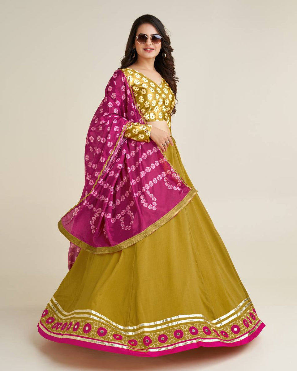 Mustard Radiant Navratri Chaniya Choli – A Vibrant Festive D