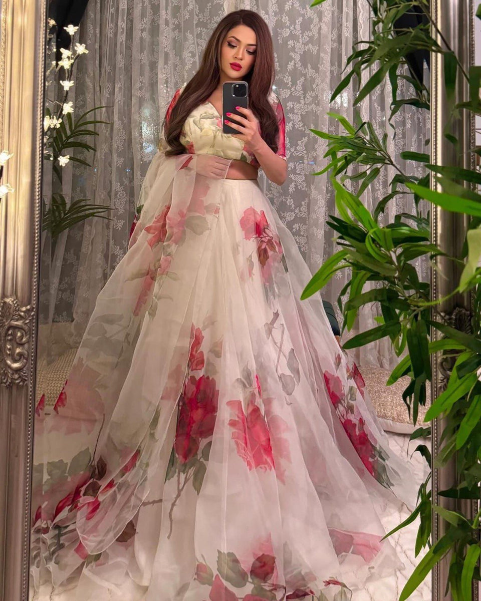 White Experience Timeless Elegance with Our Exclusive Floral